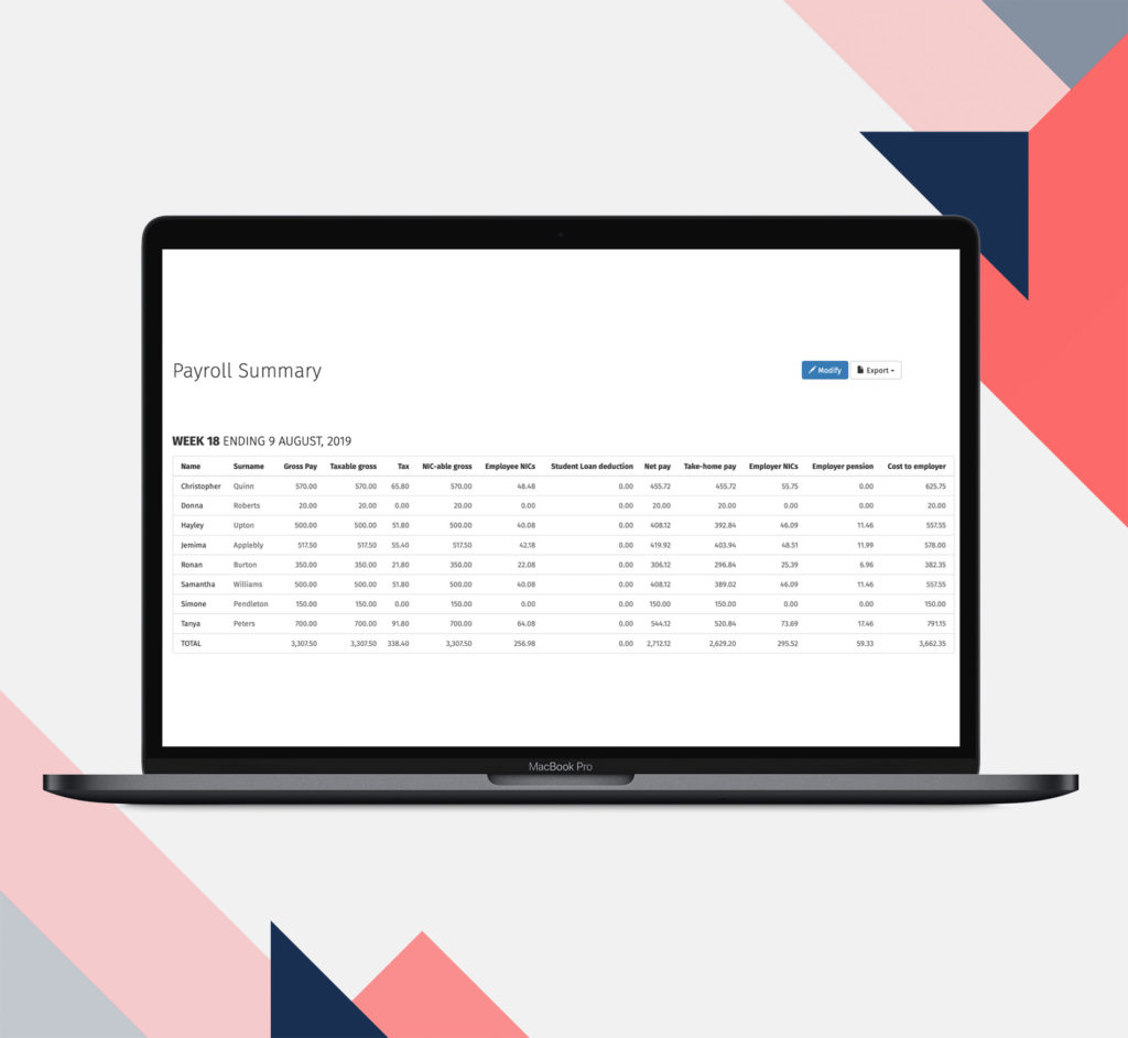 Online Payroll Processing - Omnia